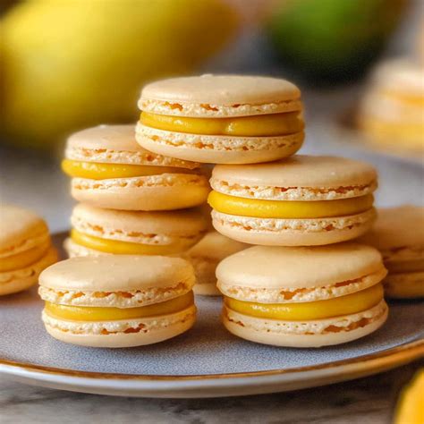Mango Macarons