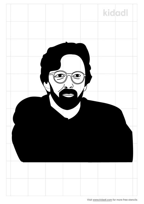 Eric Clapton Stencil