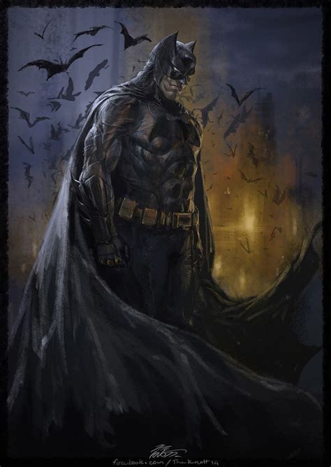 The Batman By Theknott Tarasilp On Artstation Batman Batman Art