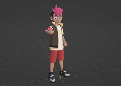 Roy Pokémon Horizons 3d Model By Summerforce