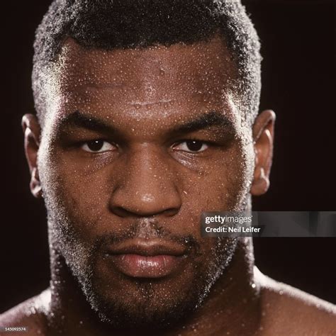 Closeup Portrait Of Mike Tyson During Photo Shoot Atlantic City Nj
