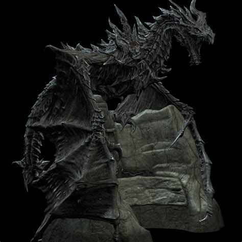 Alduin Skyrim Statue