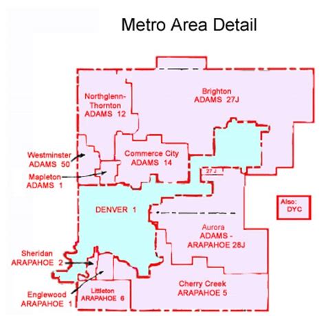 Grid Map Of Metro Denver Denver County Co Zip Code Map Premium