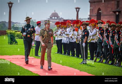 New Delhi India August 11 Chief Of The Australian Army Lieutenant General Simon Stuart