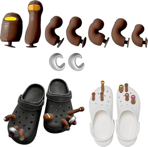 Jicyor Crocs Rozet 9 Adet Crocs Rozet Parmak Uçları Eşsiz Ve Eğlenceli Ayakkabı Perçin Seti