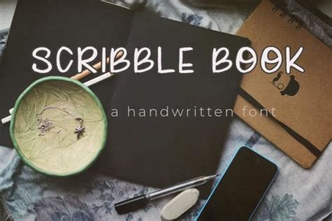 Scribble Book Font Font Canyon