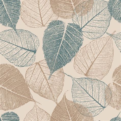 Vintage Leaf Wallpaper Mural Leaf Wallpaper Wallpaper Tapestry