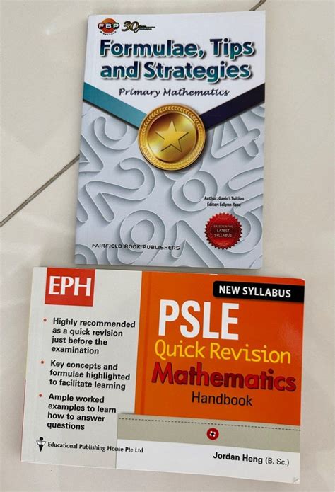 Pocket Size Math Reference Book Hobbies And Toys Books And Magazines