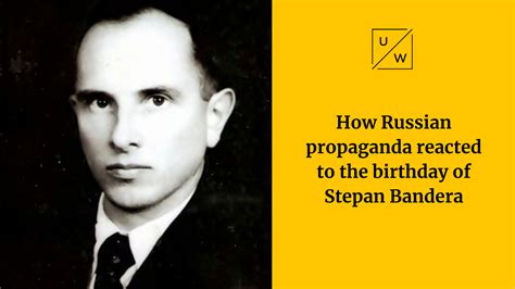 “a Red Letter Day On The Calendar” How Russian Propaganda Reacted To The Birthday Of Stepan