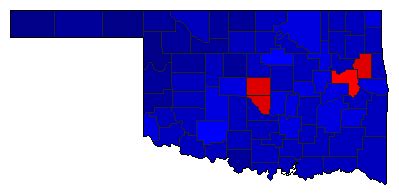 2018 Gubernatorial General Election Results Oklahoma