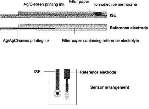Schematic View Of The Nitrate Selective Electrode The Reference