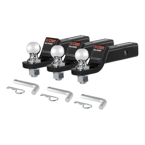 2 Inch Receiver Hitch Loaded Ball Mounts With 2 Inch Balls 2 Inch Drop