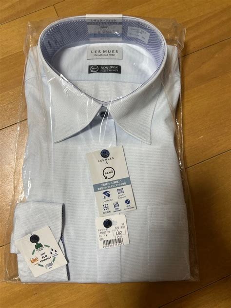 Aoki Les Mues ノンアイロンストレッチ ドレスシャツ L メルカリ