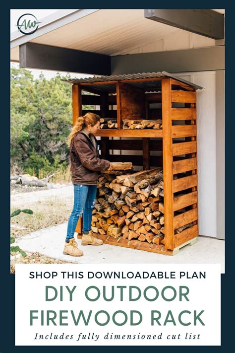 Firewood Storage Shed Plans Wilker Dos How To Store Wood Outdoors