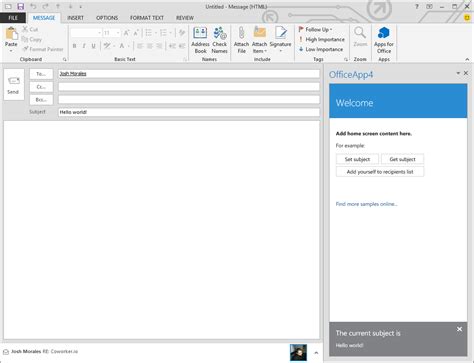 Apps For Office Mail Apps Part Setup And Activation SelArom Dot Net