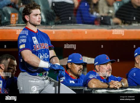 Hermosillo Mexico December 7 Mateo Gil Player For The Charros De Jalisco And His Father