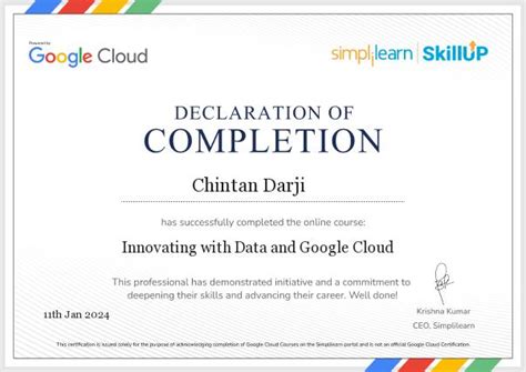 Chintan Darji On Linkedin Chintan Darji Has Successfully Completed The