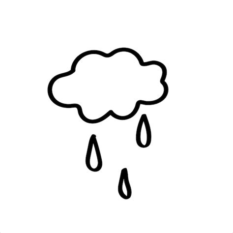 Premium Vector Minimal Cloud Icon Vector