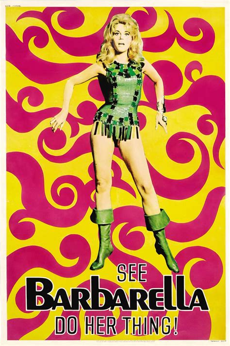 Barbarella Movie Poster 1968 Jane Fonda Print Perth