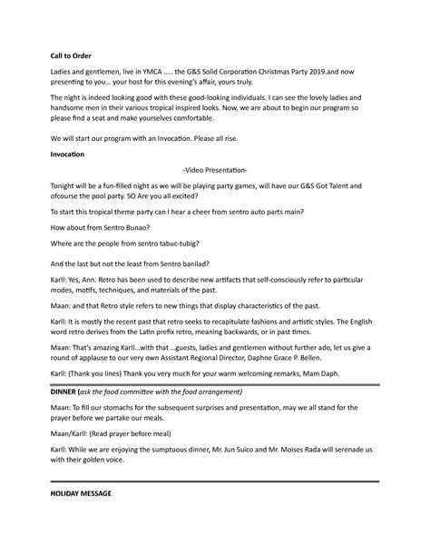 Kịch Bản Mc Cho Tiệc Tạo Không Gian Vui Vẻ Và Ấn Tượng Herbalnature Vn