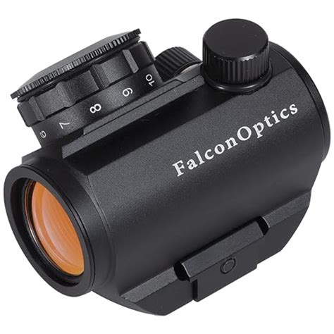 Falconoptics Red Dot Sight Micro Reflex Sight 1x22mm 4 Moa Red Dot