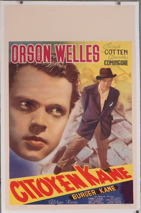 Citizen Kane Movie Poster Original Movie Poster Citizen Kane