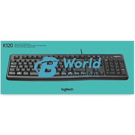Logitech K120 Usb Standard Computer Keyboard Bworld Solutions