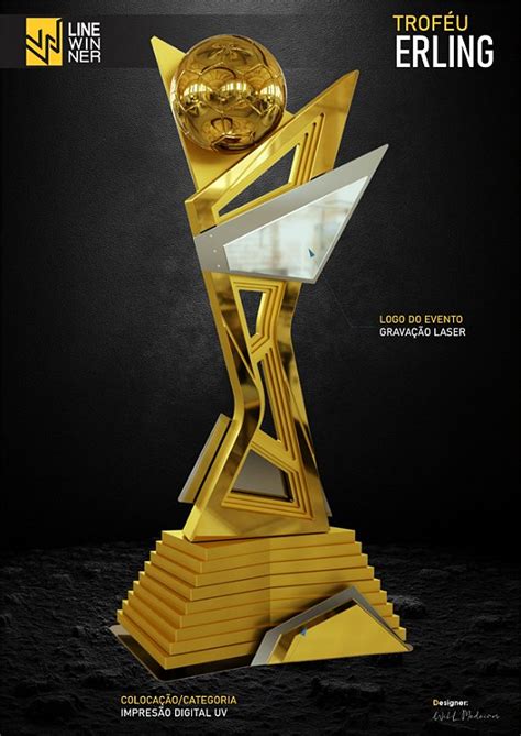 Troféu Personalizado Futebol Futebol7 Futsal Society Line Winner Troféus E Medalhas