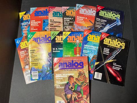 Complete Set Science Fiction Analog Digests 1990 13 Issues Scifi