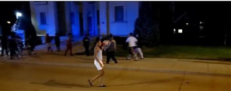 Who Is Matthew Banta The Antifa Flamethrower Aka Commander Red The Us Sun