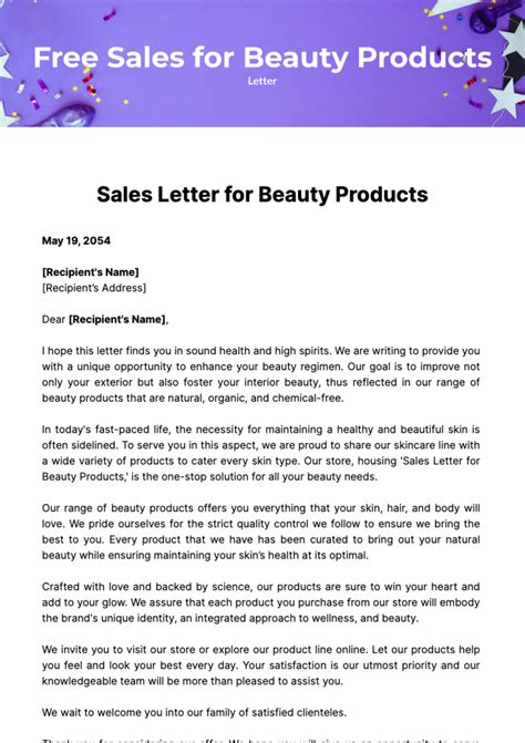 Free Solicitation Letter Templates Editable And Printable
