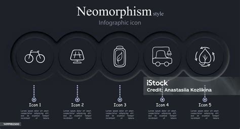 Eine Reihe Von Umweltfreundlichen Energiesymbolen Die Erneuerbare
