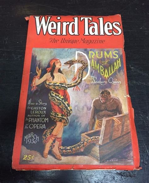 Weird Tales Pulp Magazine March 1930 Hp Lovecraft Amelia Reynolds