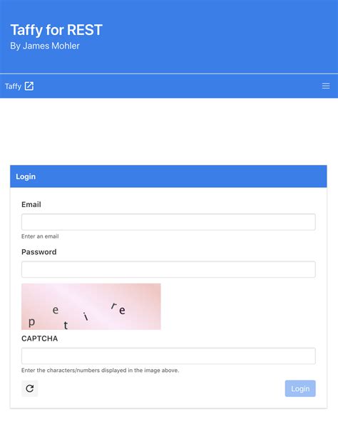 taffy for rest part 7 login coldfusion
