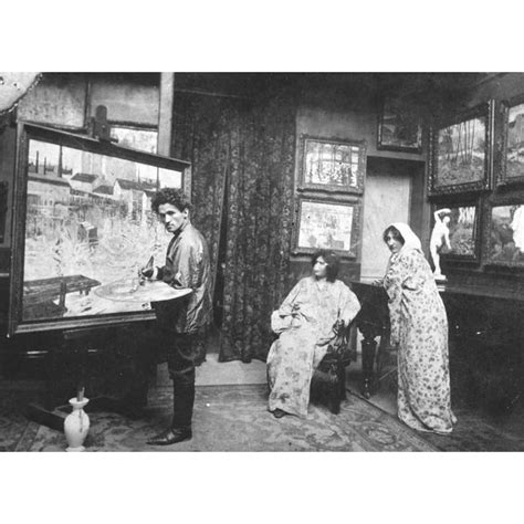 Alexandre Altmann Seated Nude In Phantasmagorical Room Intérieur