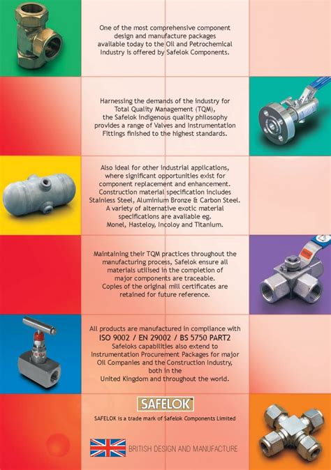 Instrumentation Pipe Fittings Safelok