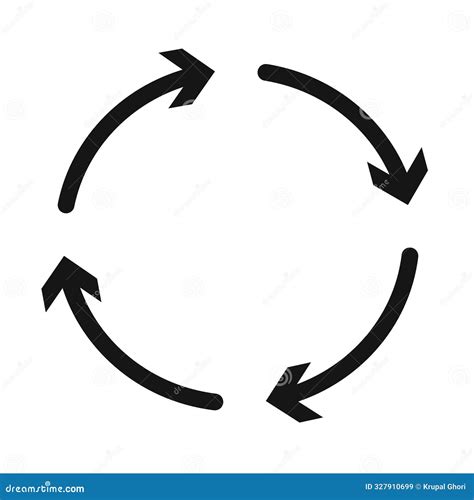 Synchronization Icon 2 Black Line Art Vector Logo