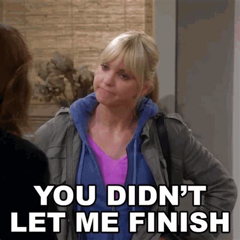 You Didnt Let Me Finish Christy Plunkett  You Didnt Let Me Finish