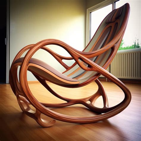 Premium Photo Organic Rocking Chair Iterations By Max Thomas