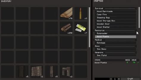 Rust Crafting Menu The Video Games Wiki