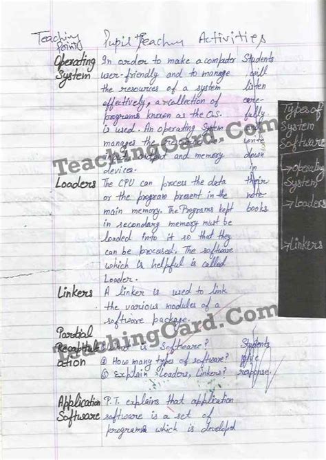 Software And Its Types Lesson Plan