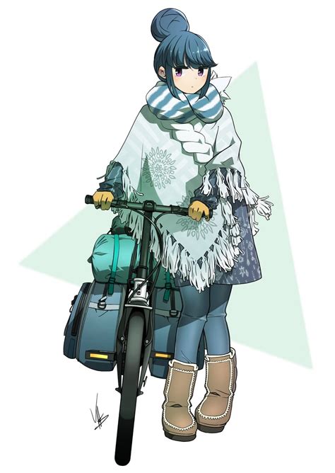 Shima Rin Yurucamp Drawn By Yasu Pixiv Danbooru