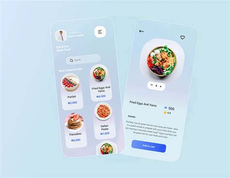 Glass Morphism Ui Behance