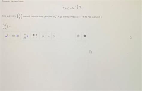 Solved Consider The Vector Field F X Y 9e−71xy Find A