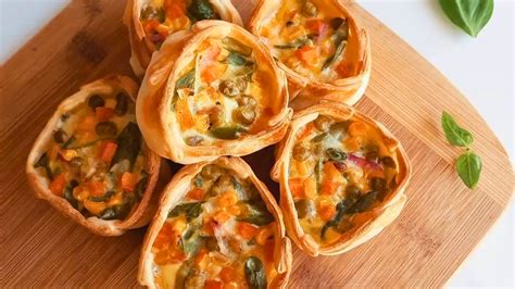 Canastitas De Verduras Con Pocos Ingredientes Una Receta Rápida Y Deliciosa
