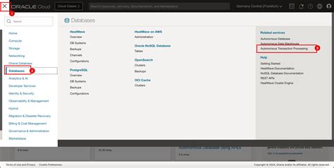 associate private views to the vcn private resolvers with atp database
