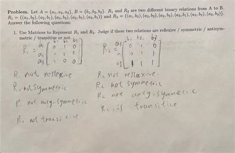 Solved Discrete Math Questionfor 3 4（the Second Picture）