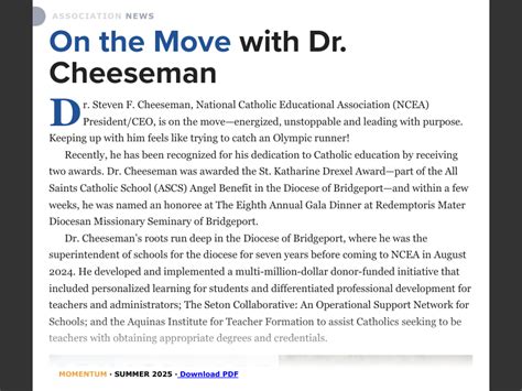 Summer 2025on The Move With Dr Cheeseman