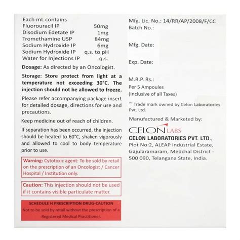 5 Flucel 250mg Injection At ₹ 60 Vial In Mumbai Id 2851940271830