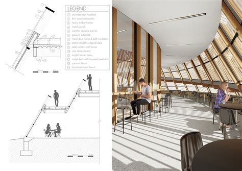 Architecture Project Inward Sloping Timber Structure Connecting Visitors To Hverfjall